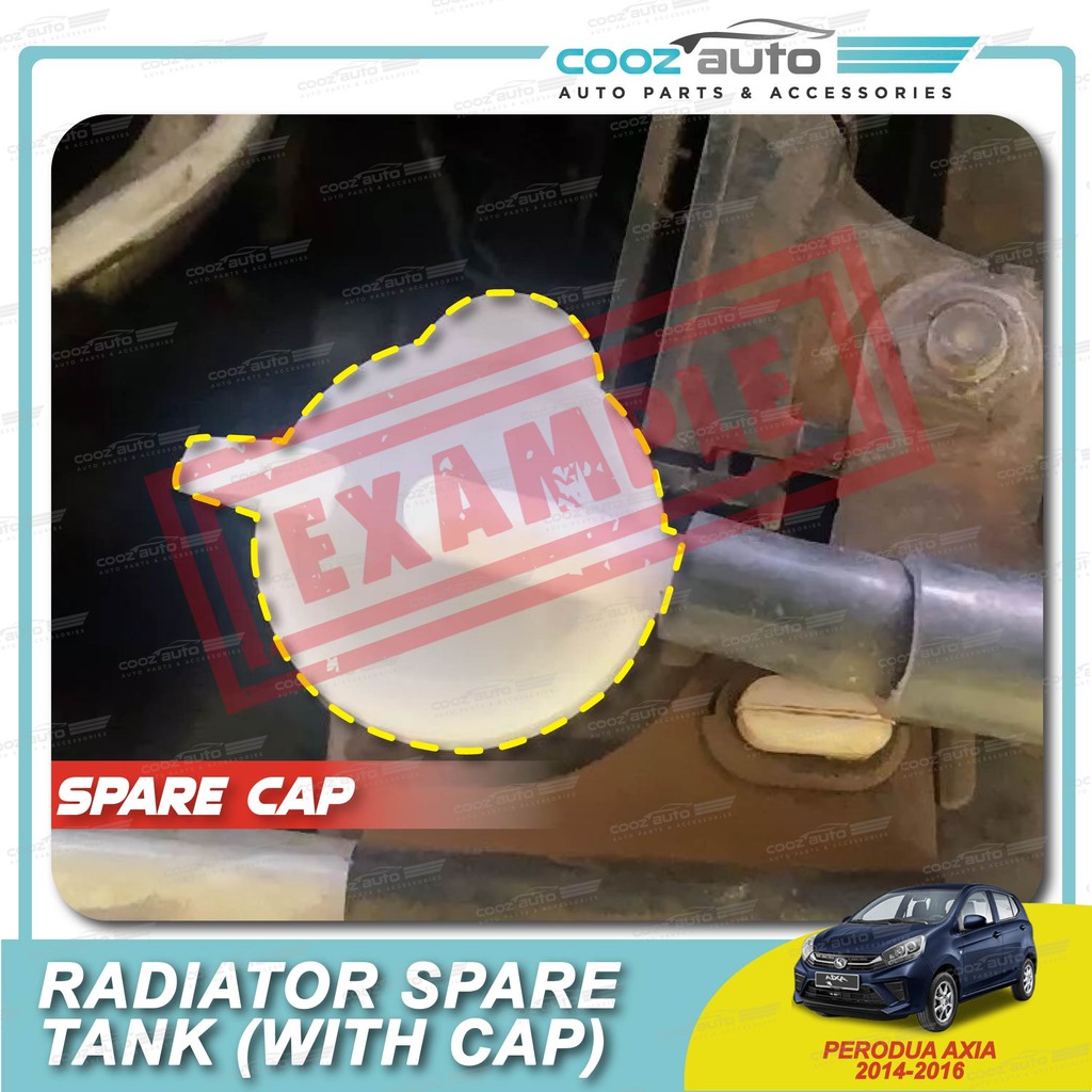 Perodua Axia 2014 - 2016 Radiator Water Spare Tank Second Bottle Jar ...