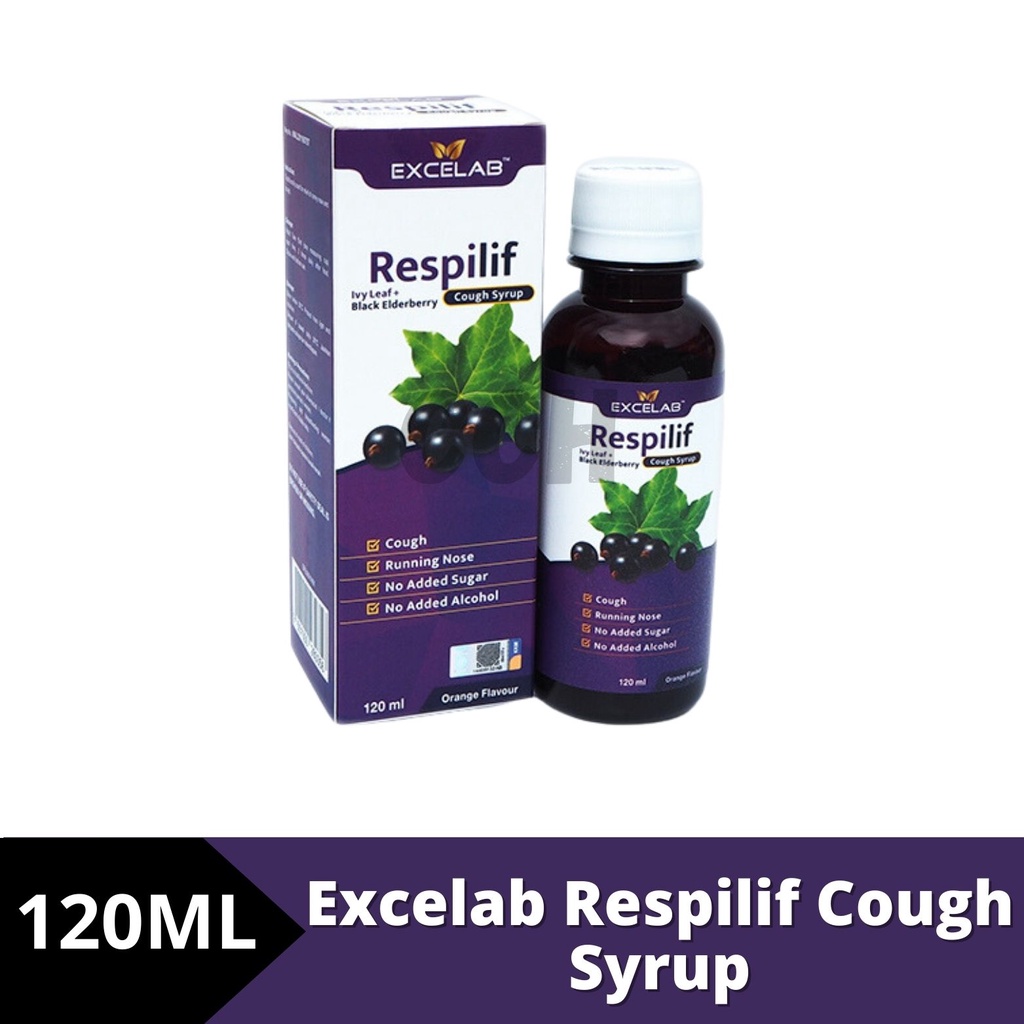 Excelab Respilif Cough Syrup -120ml Orange Flavour | Shopee Malaysia