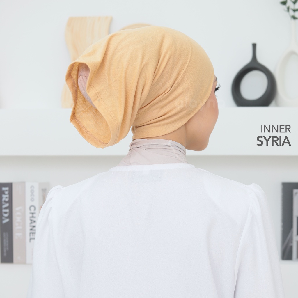 ALAYNA Inner Syria | Scarf Anak Tudung Scaf Lubang Skaf Kepala Petak ...