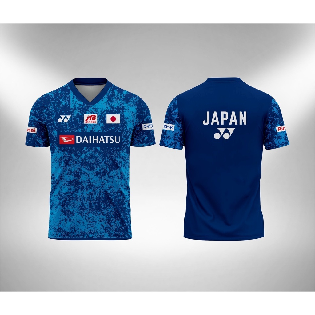 Japanese Badminton Jersey 2023 Japan Denmark Open | Shopee Malaysia