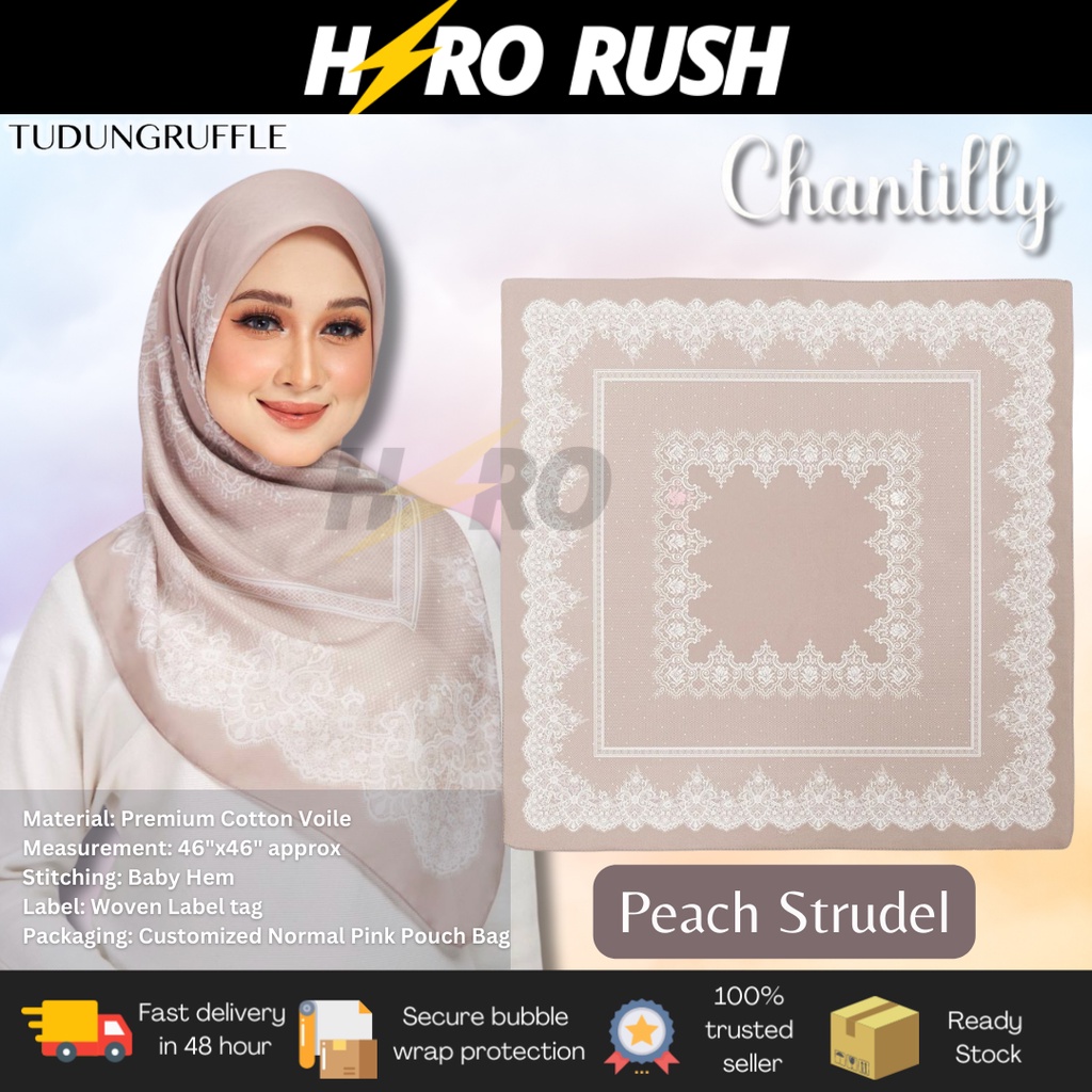 Tudung Ruffle Latest Printed Collection - Premium Cotton Voile and ...