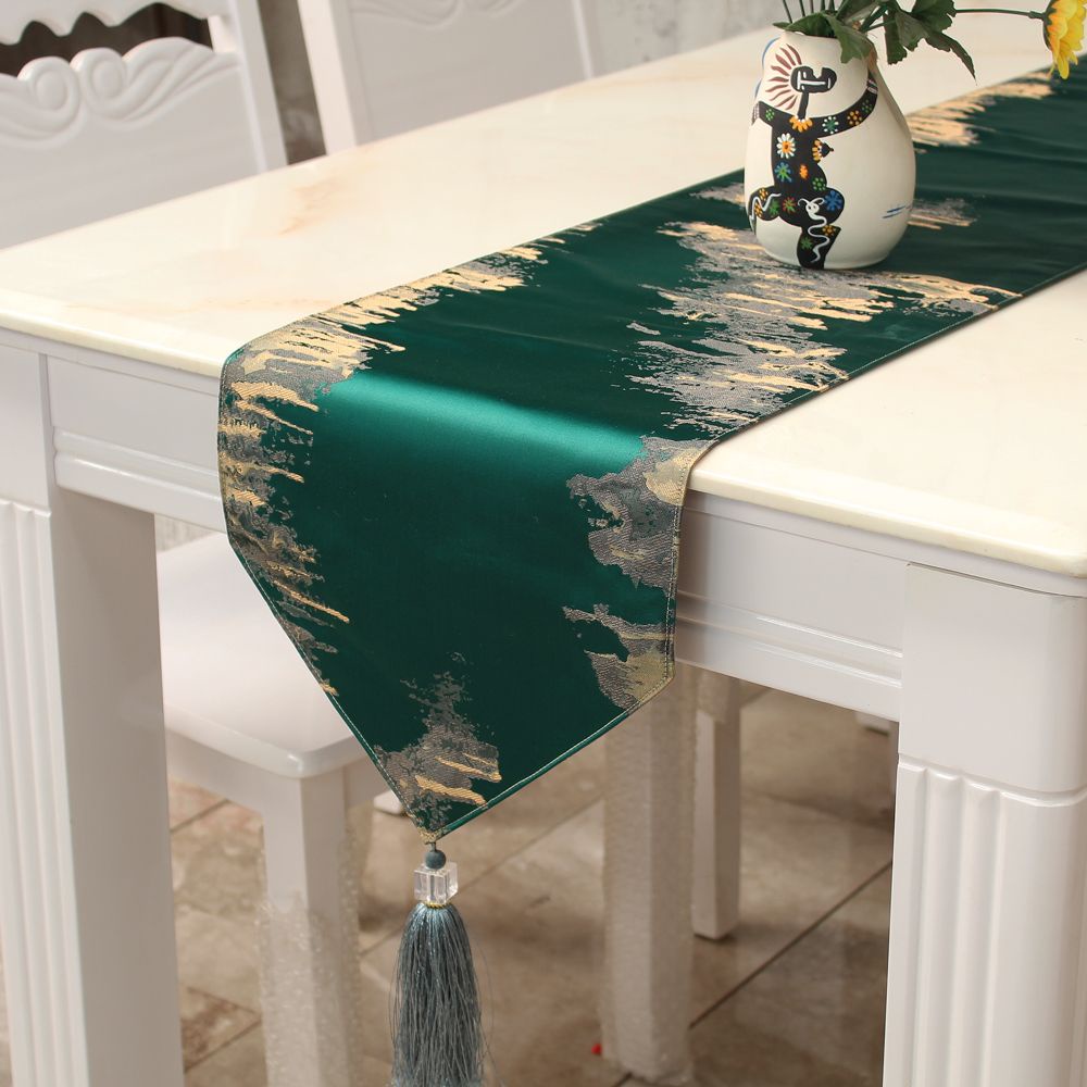 New Chinese Table Runner Embroidered Table Runner ins Table Runner Tea ...