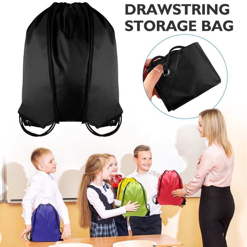 Drawstring Backpack Bulk Drawstring Bags Waterproof Draw String Bags ...