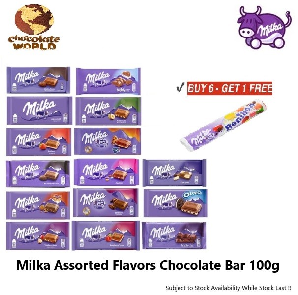 Milka Chocolate Bar Family Range 100g (Made in EU) | Shopee Malaysia