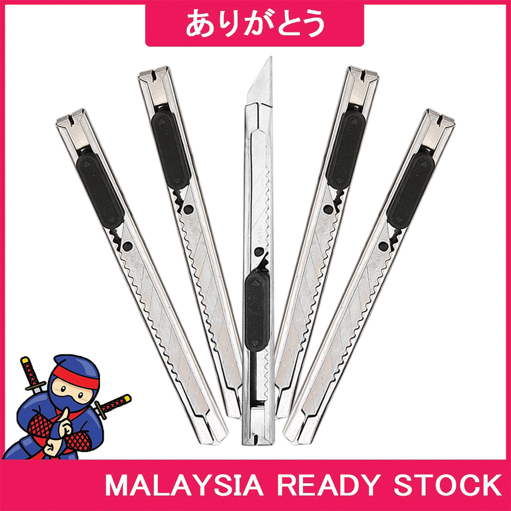 Arigatou Office School Durable Metal Retractable Cutter Utility Knife ...