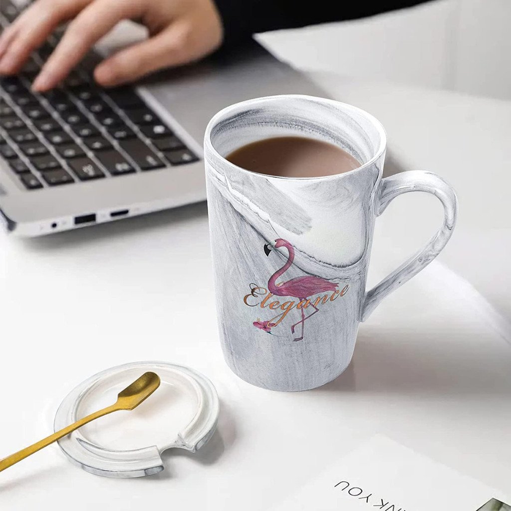 DC Ceramic Couple Mug Set Romantic Mr & Mrs Marble Cup Him & Her ...