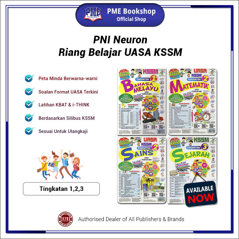【PME Bookshop】 (2024) PNI Neuron: Riang Belajar UASA Tingkatan 1,2,3 ...