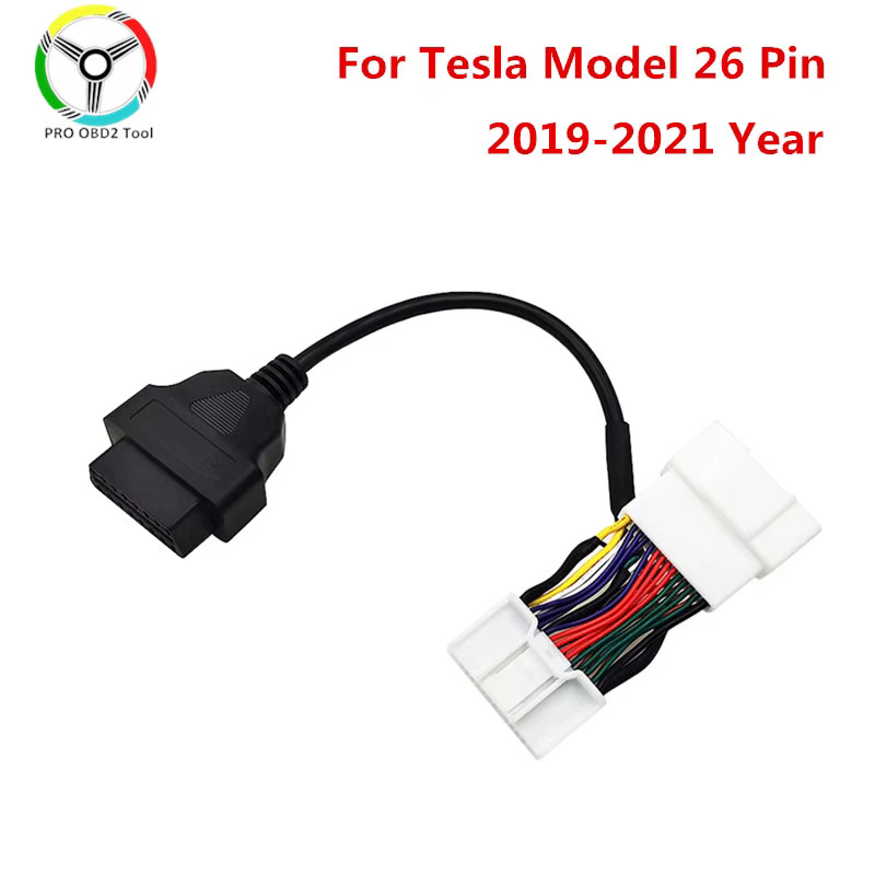 Tesla 26 Pin Male Female Connector Tesla Model 3 Model Y OBD II ...