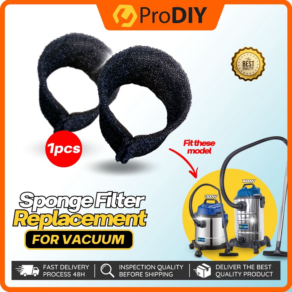 Replacement for Vacuum Sponge Filter Dust Foam Sleeve Spare Part Wet ...