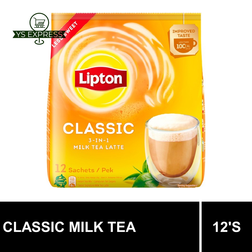 LIPTON Classic Milk Tea 12'S (240G) | Shopee Malaysia