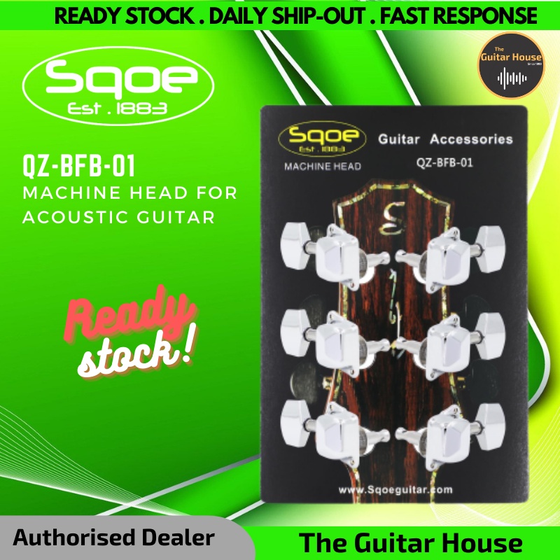 SQOE QZ-BFB-01 Machine Head Acoustic Electric Guitar Tuner Peg | Shopee ...