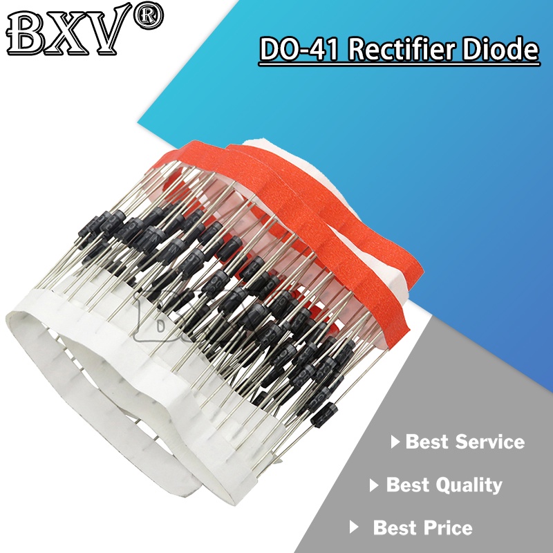 100pcs 1N4007 1N5819 1N4001 UF4007 FR107 FR157 FR207 1N4004 1N4937 HER107 RL207 1N5817 1N5399 ...