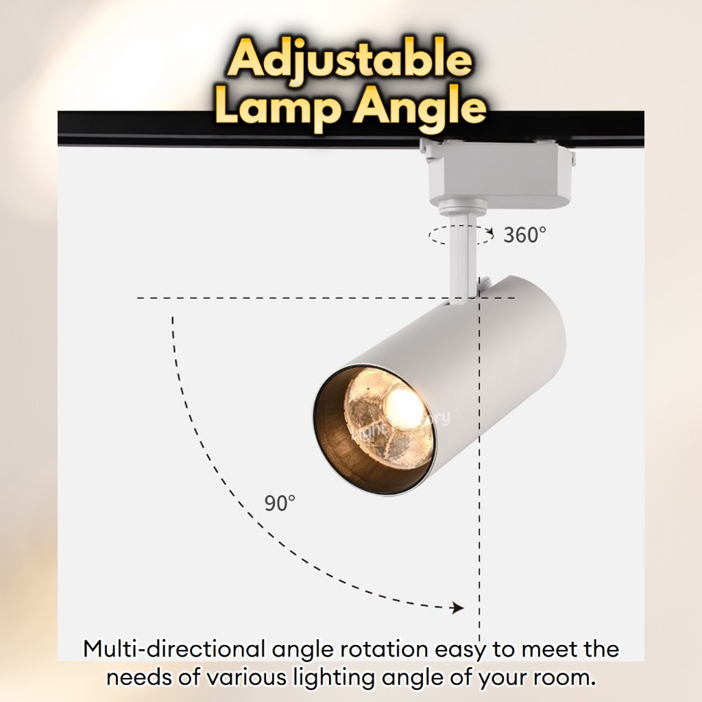 💥3 YEARS WARRANTY💥 Lampu Trek Light 7W 12W 20W 35W LED Track Light ...