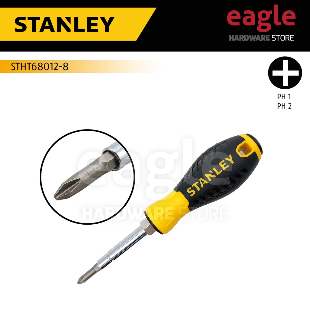 Stanley STHT68012-8 / 68-012 6 Way Screwdrivers Set | Shopee Malaysia