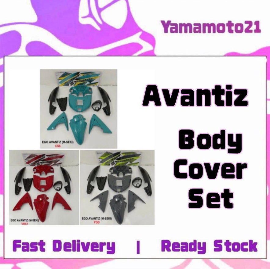 YAMAHA Ego Avantiz Avantis Avantik Full Body Cover Set Coverset Body ...