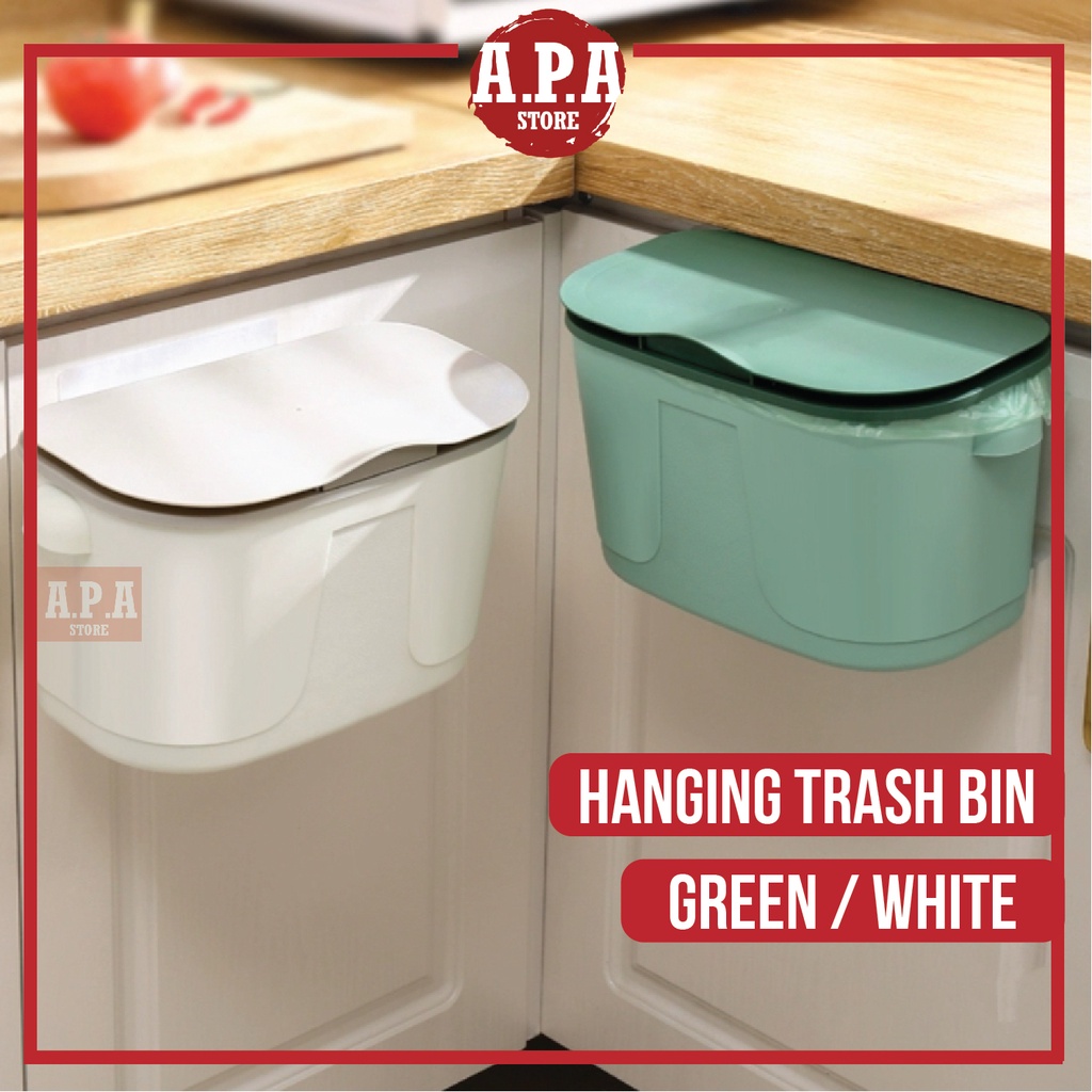 APA Upgraded Hanging Trash Dustbin Rubbish Bin Cabinet Door Wall ...