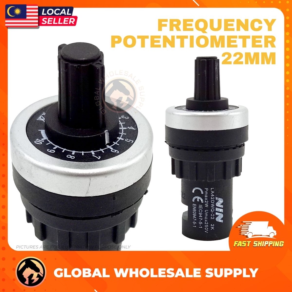 22mm LA42DWQ-22 LQ Industrial Potentiometer Variable Speed Drive ...