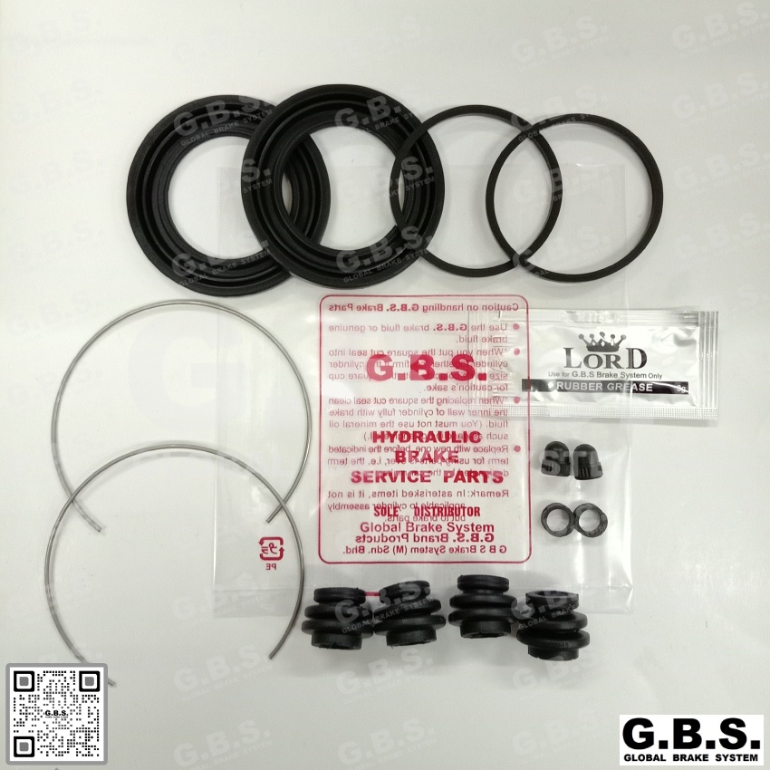GBS Disc Brake Seal Kit For TOYOTA VIOS NCP93 G/S SPEC (Front) (Full ...