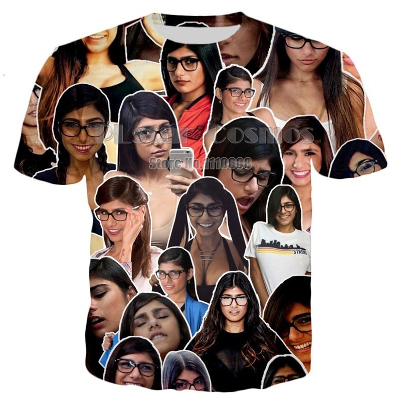 Famous Av Actress Mia T-Shirt Women / Men Summer Fashion Tees Virgin ...