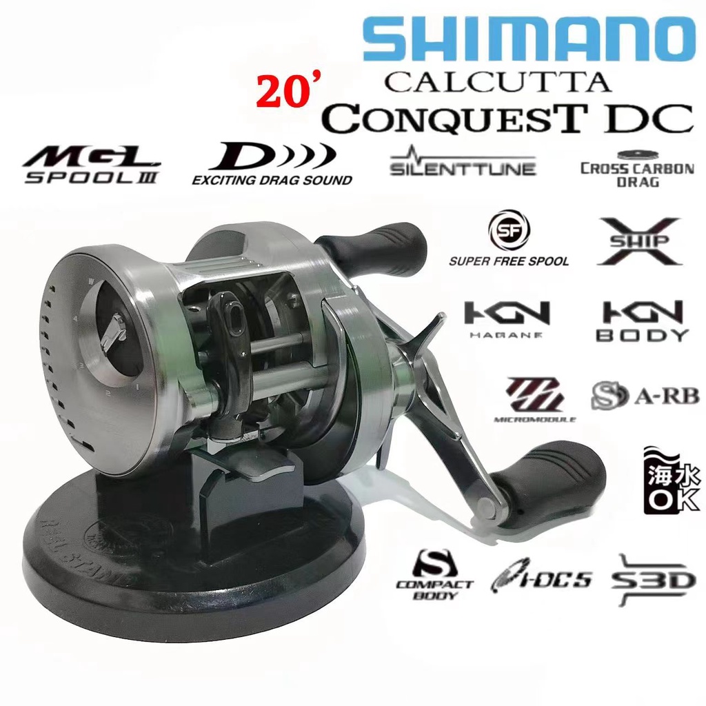2019' & 2020' SHIMANO CALCUTTA CONQUEST DC FISHING REEL | Shopee Malaysia