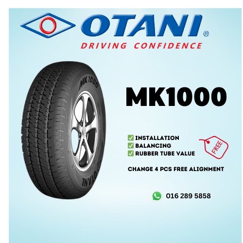 OTANI MK1000 195R15C19515 195R15 van made in Thailand Toyota Hiace commercial | Shopee Malaysia