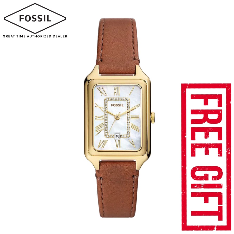 [Official Warranty] Fossil ES5307 Women's Raquel Three-Hand Date Medium ...