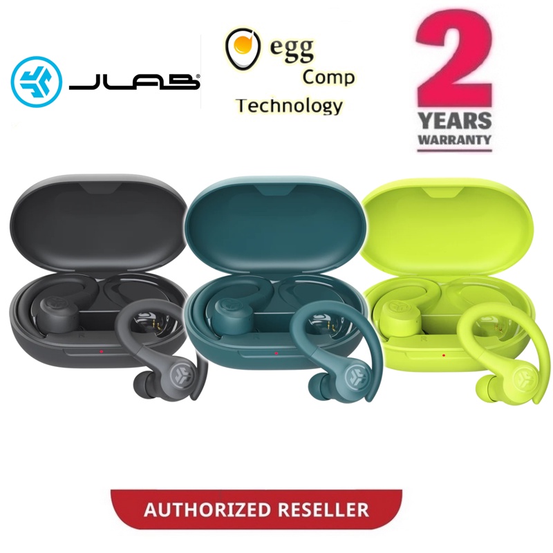 JLab GO Air Sport True Wireless Earbuds Bluetooth 5.1 IP55 Dirt ...