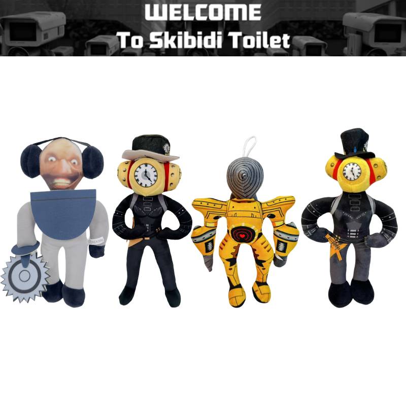 Plush Skibidi Toilet Adorable And Squishy Plush Figure Ages All For ...
