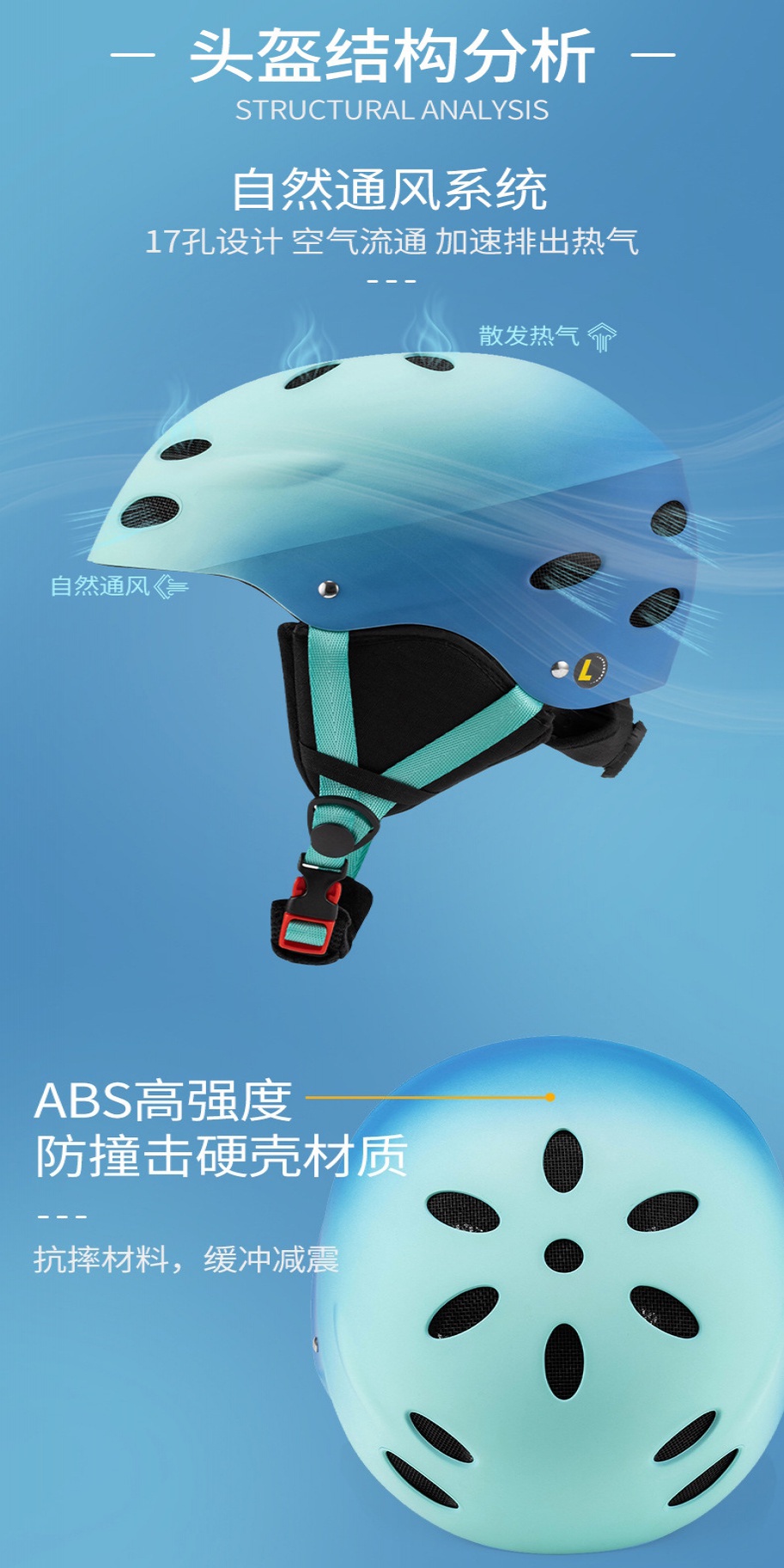 (EU CE certification)Gradient Color Ski Helmets Outdoor Adult Helmets ...