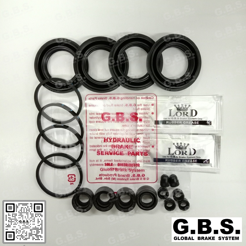 GBS Disc Brake Seal Kit For CHEVROLET COLORADO (Front) (Full Set) depan ...