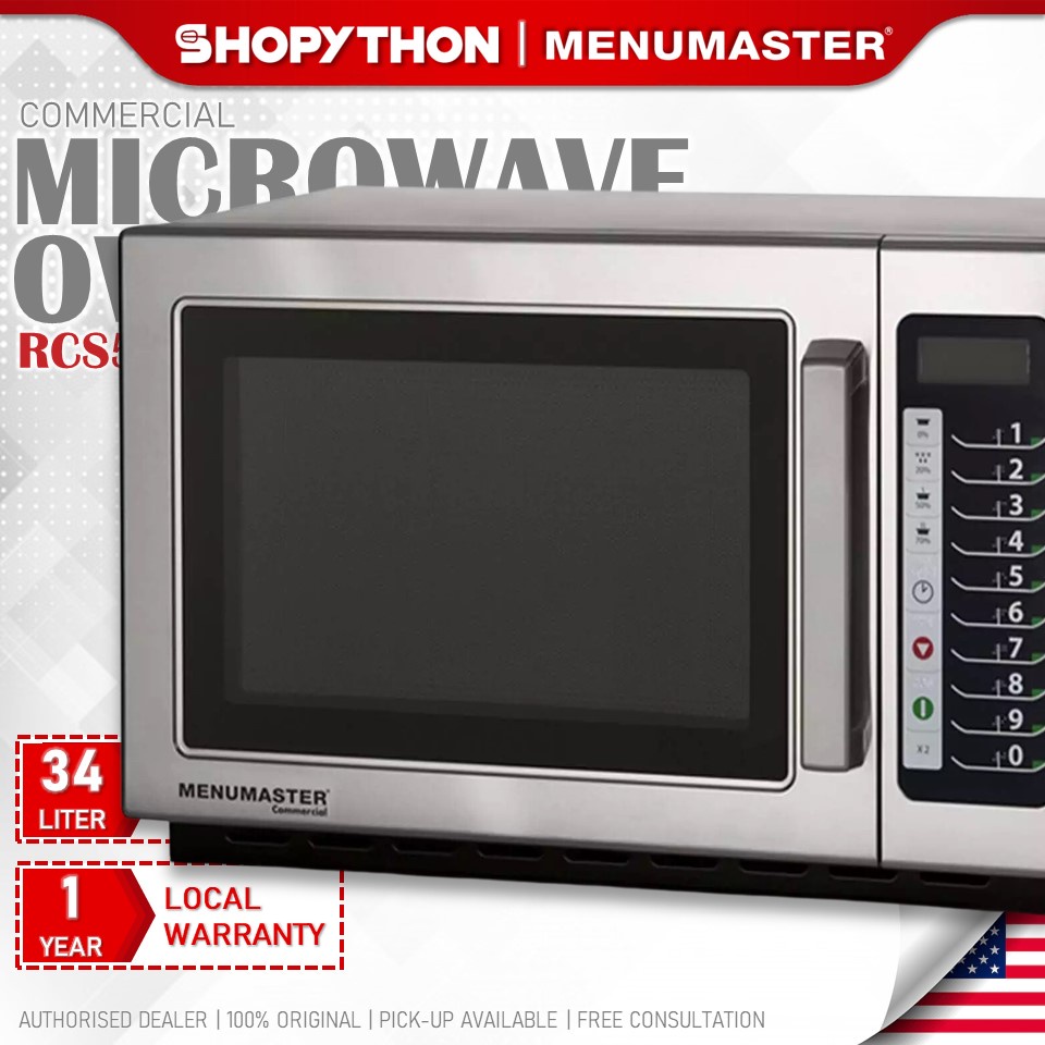 MENUMASTER Commercial Microwave Oven RSU511TSU (34L/1100w) Stainless ... MENUMASTER Commercial Microwave Oven RSU511TSU (34L/1100w) Stainless ...
