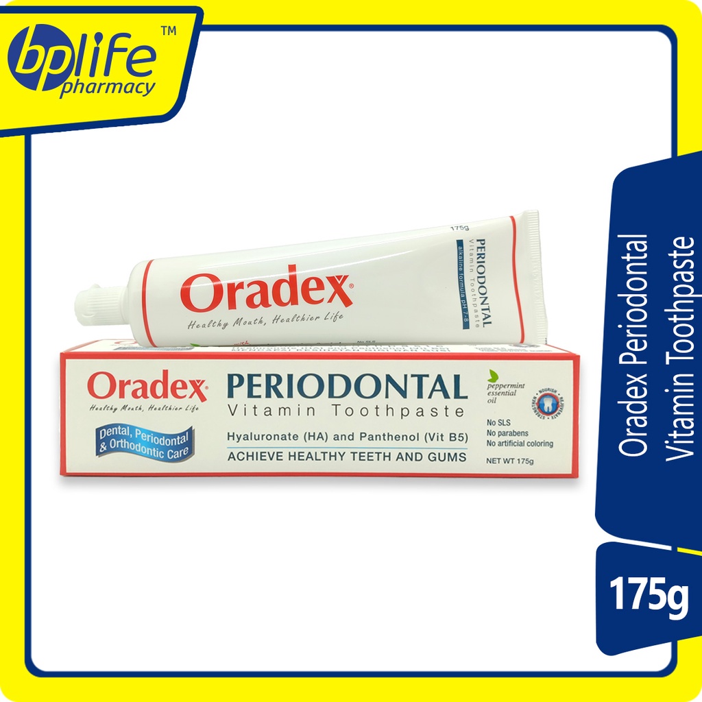 Oradex Periodontal Vitamin Toothpaste 175g | Shopee Malaysia