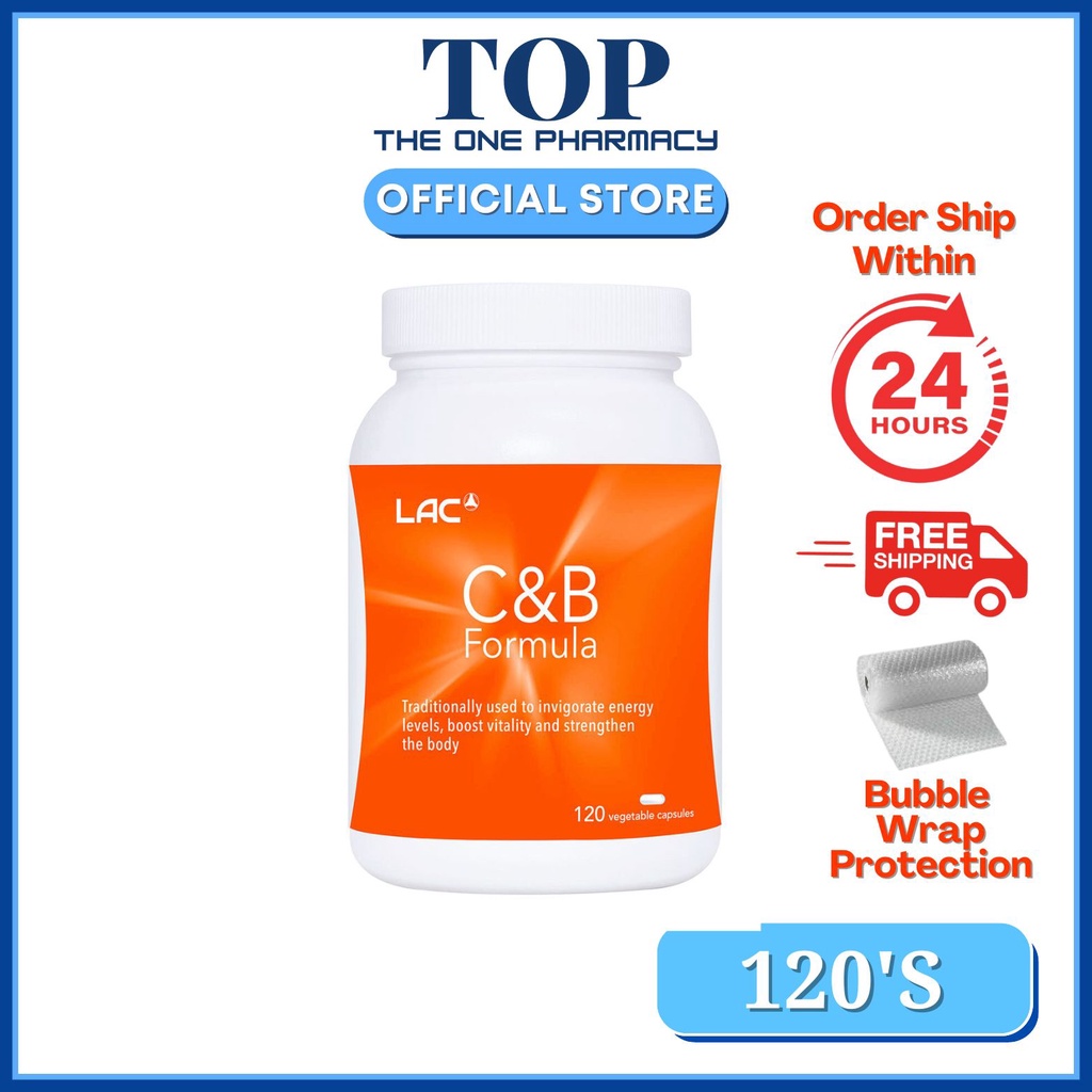 LAC C&B Formula (Cut & Burn) -120 Vegetable Capsules | Shopee Malaysia