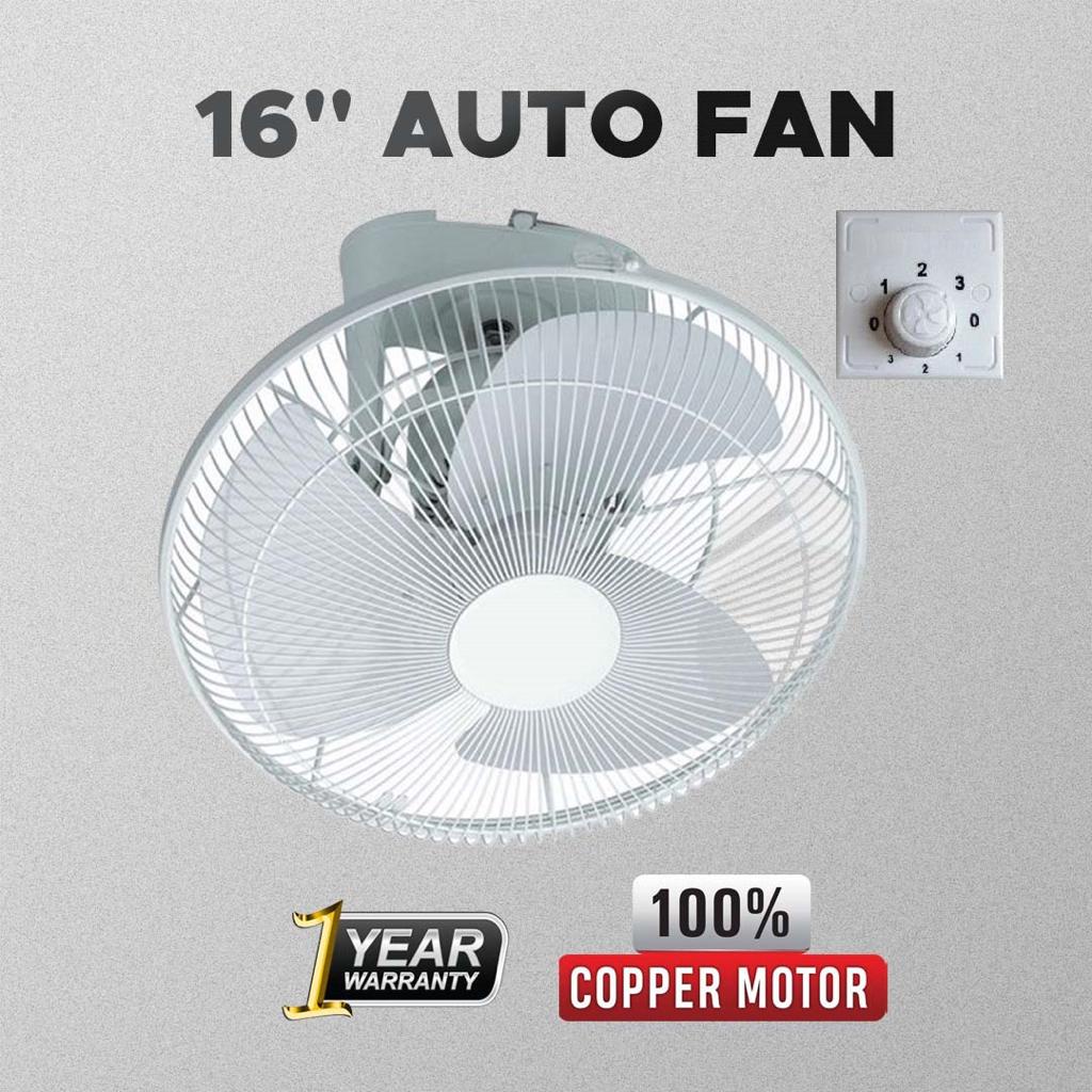 16″ OSCILLATION FAN 3 SPEED REGULATOR CEILING ORBIT FAN | Shopee Malaysia