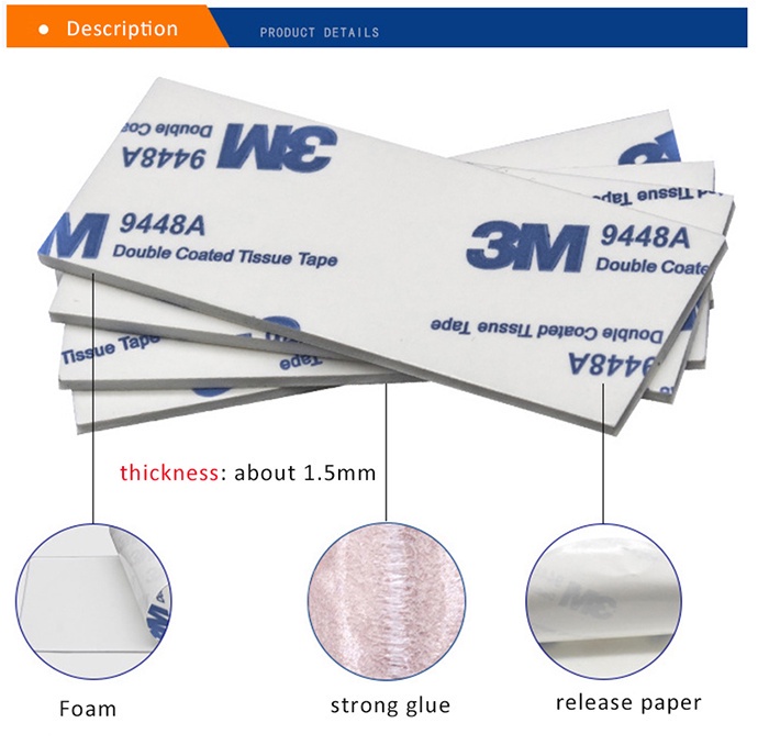 FEELING🔥3M Double Sided Tape Heavy Duty,雙面膠,EVA Strong Adhesive Wall ...
