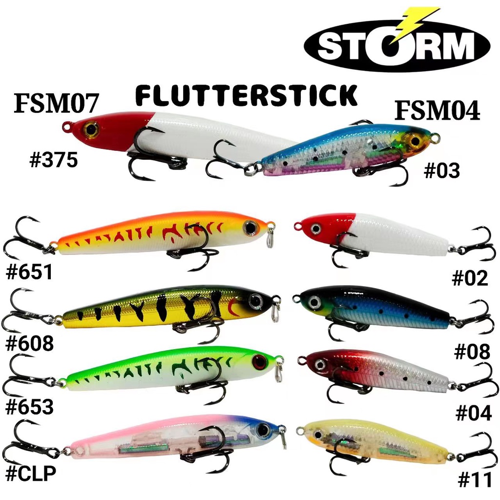 STORM FLUTTERSTICK MADFLASH SERIES FISHING LURE (FSM04/ FSM07) | Shopee ...