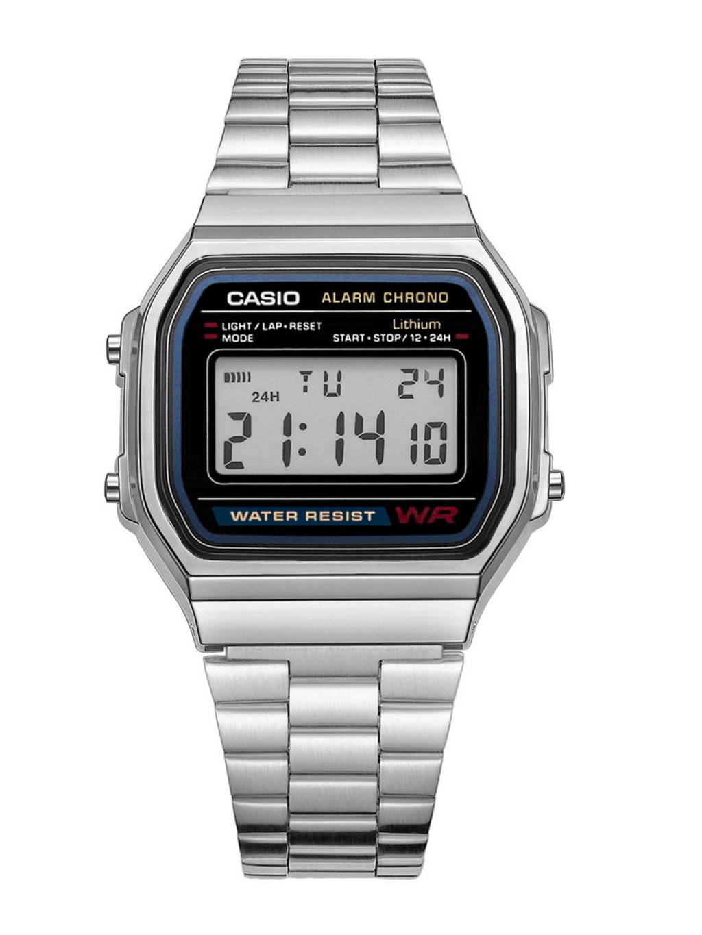 casio watch man jam casio tangan lelaki Men's Digital Watch with Square ...