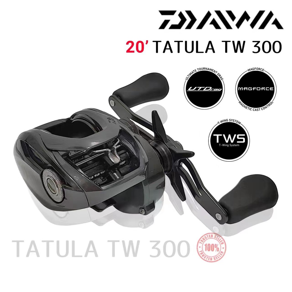 DAIWA 2020' TATULA TW 300 BAITCASTING(BC) FISHING REEL | Shopee Malaysia