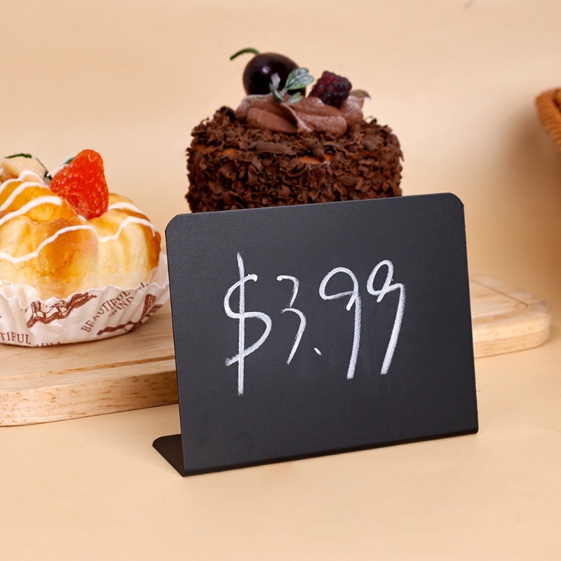Creative Wood Message Board Display Stand - Blackboard with Bracket ...