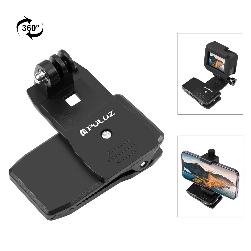 PULUZ 360 Degree Backpack Clip for GoPro/Action Camera | Shopee Malaysia