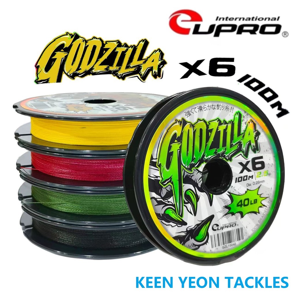 EUPRO GODZILLA X6 BRAIDED FISHING LINE 100m | Shopee Malaysia