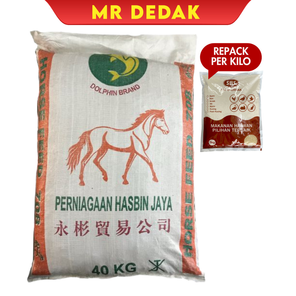 [1KG] 708 DEDAK KUDA JENAMA HASBIN JAYA | MAKANAN KUDA | HORSE FEED ...