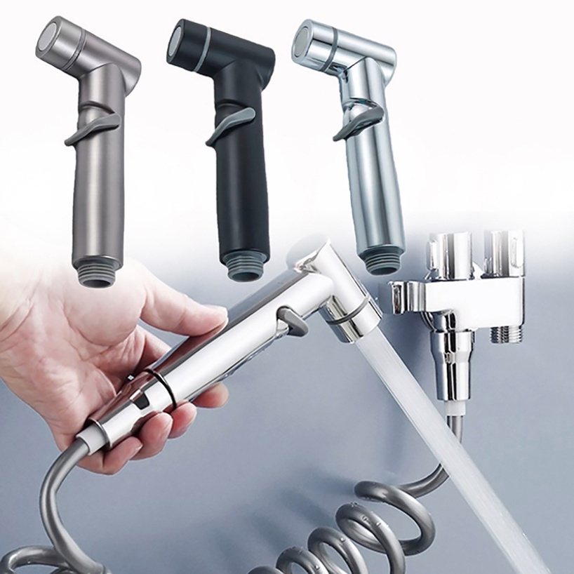 【24H Shipping】ABS HAND BIDET Toilet Bathroom Adjustable Handheld Spray ...