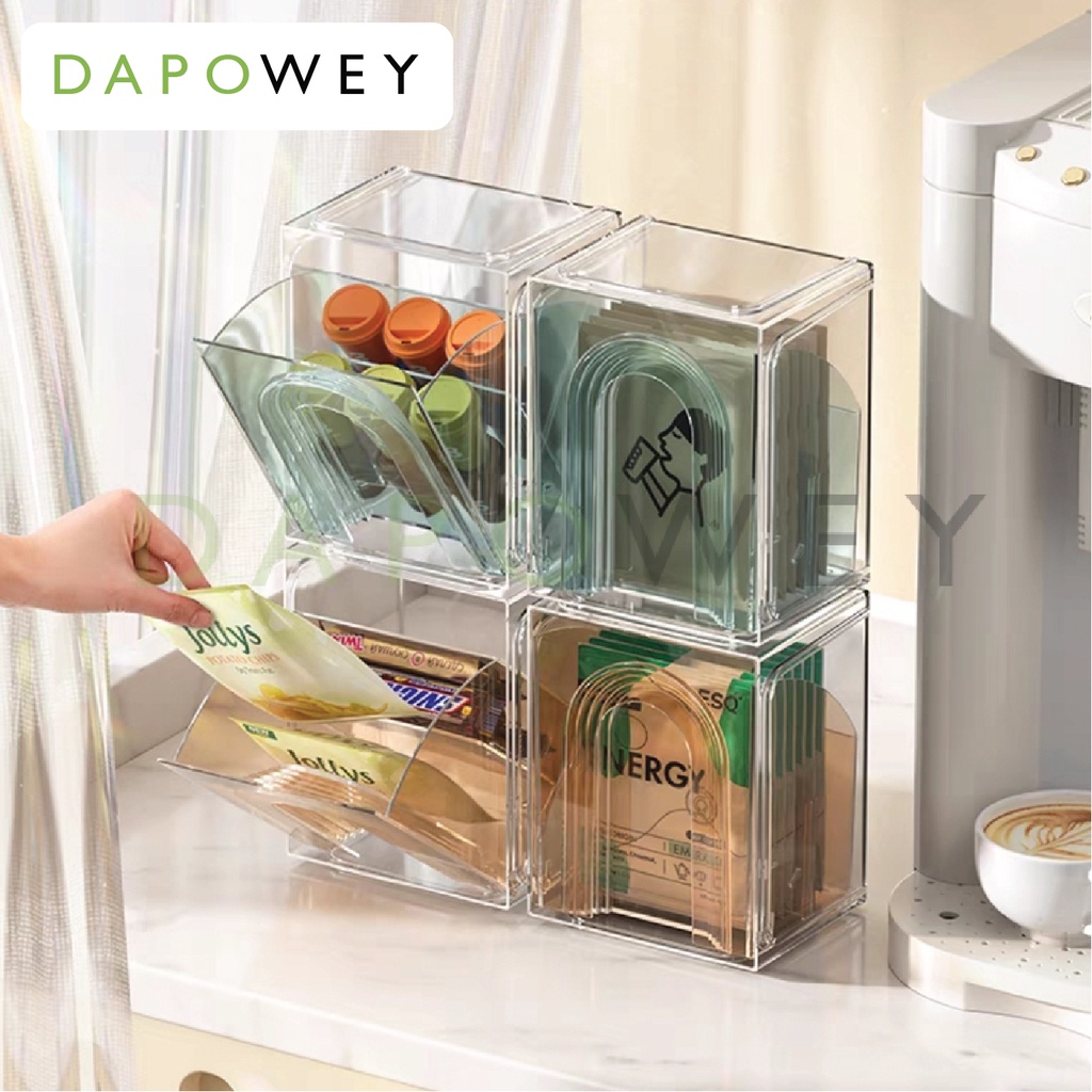 DW Nordic Multifunction Transparent Storage Box Acrylic Display Box ...