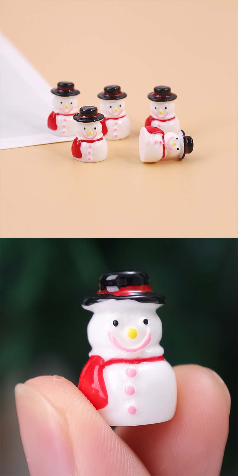 Merry Christmas Mini Figurines Home Decoration / Penguin Polar Bear ...