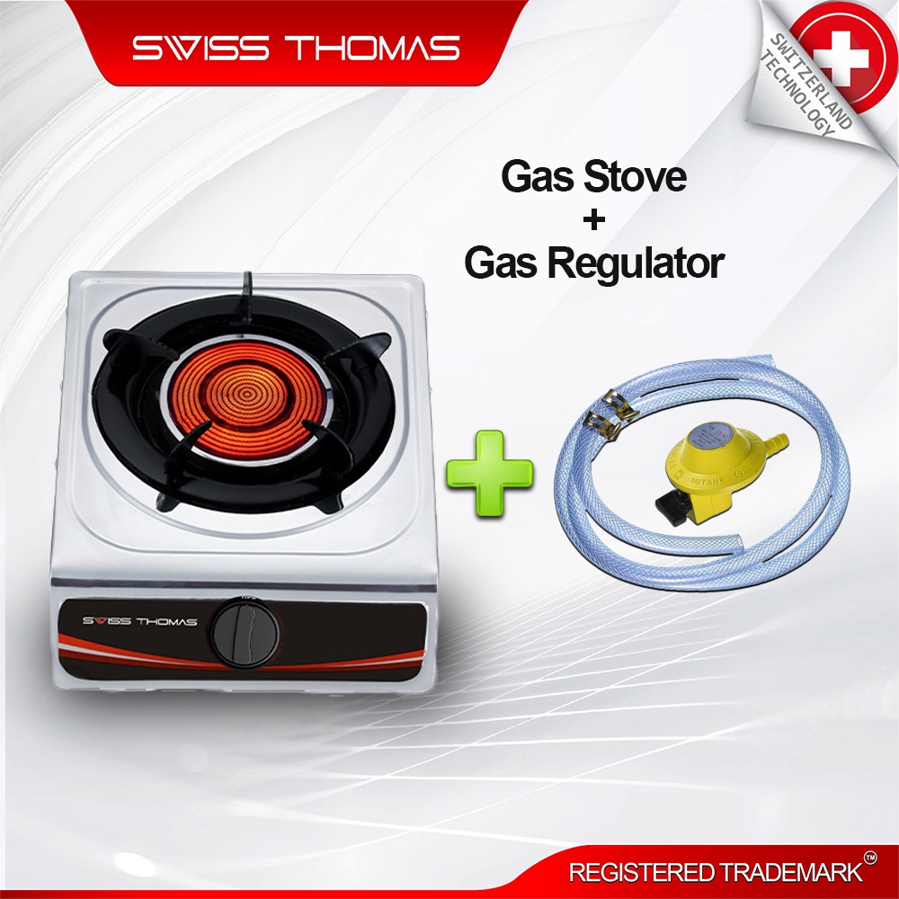 Swiss Thomas Single Infrared Burner Gas Stove Stainless Steel Home ...