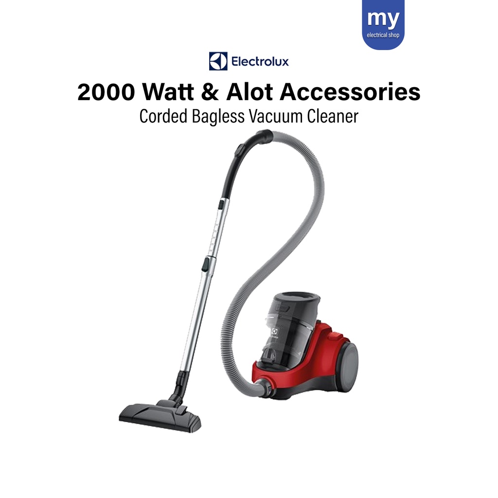 Electrolux Bagless Vacuum Cleaner EC41-6CR | Shopee Malaysia