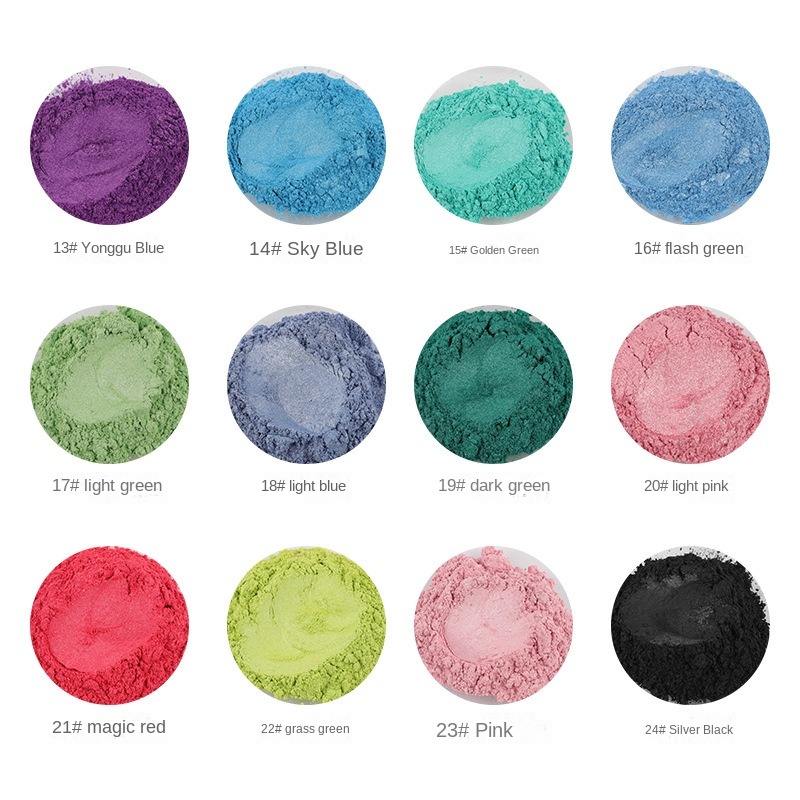 Gold Powder Color Mica Powder Slime Glue Mermaid Polarizing Powder ...