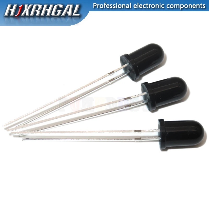 50PCS 5mm 940mm LED infrared transmitter and infrared receiver diode ...