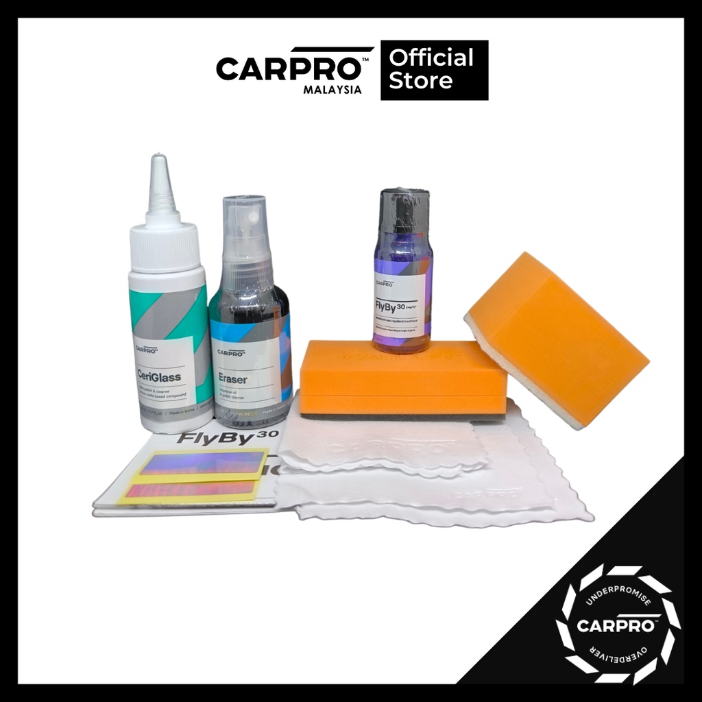 CARPRO CQuartz FlyBy30 Kit (20ml) - Windshield Rain Repellent Ceramic ...